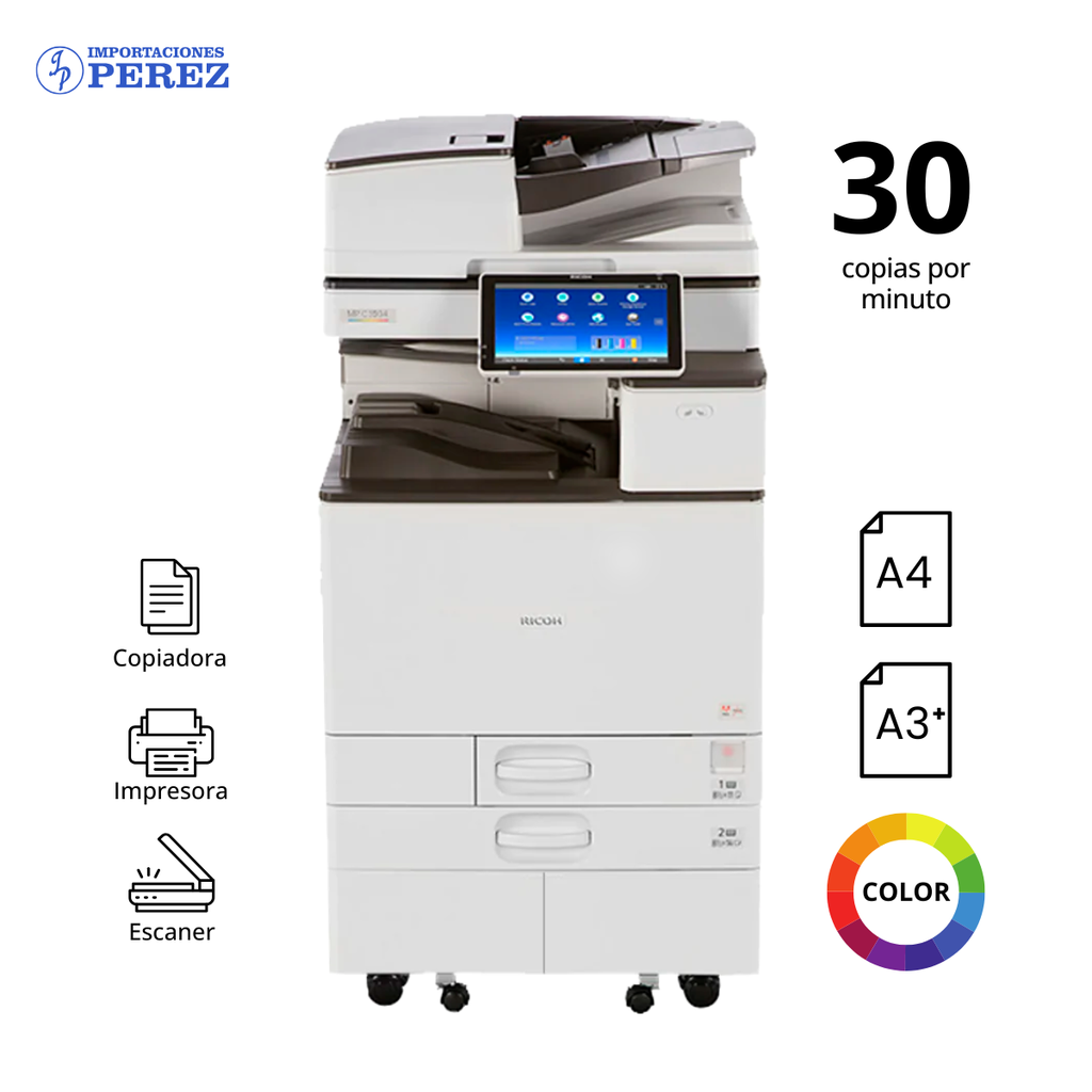 Fotocopiadora Ricoh MP C3004 | Importaciones Perez